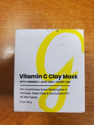 GLOW by Gleamin - Vitamin C Clay Mask w Turmeric - 2.1 oz. E11D ...