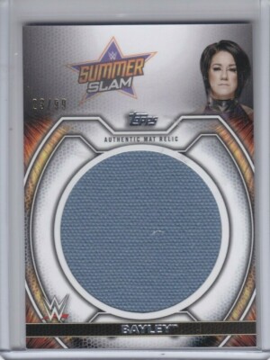 BAYLEY (#'d/99 WWE Summer Slam JUMBO RING MAT) 2021 Topps Undisputed | eBay