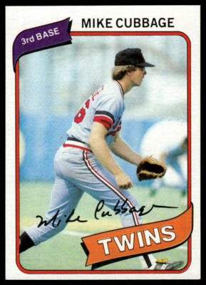 1980 Topps #503 Mike Cubbage | eBay