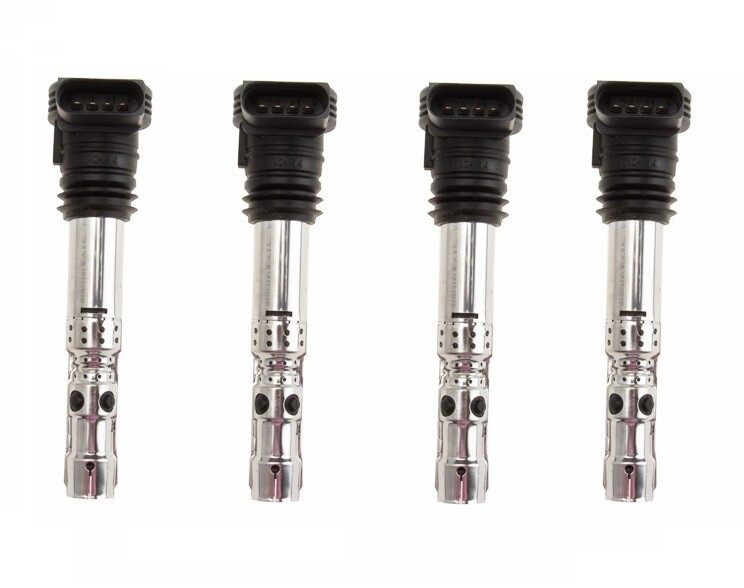 Set of 4 Bosch Ignition Coil For Audi & Volkswagen 00109 06B905115R | eBay