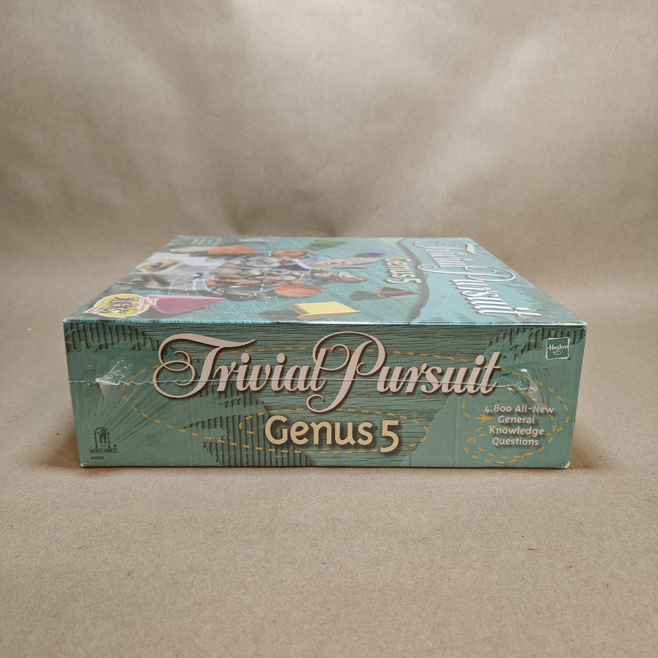 Trivial Pursuit: Genus 5 (Board Game, 2000) Five Trivia 4800 Questions ...