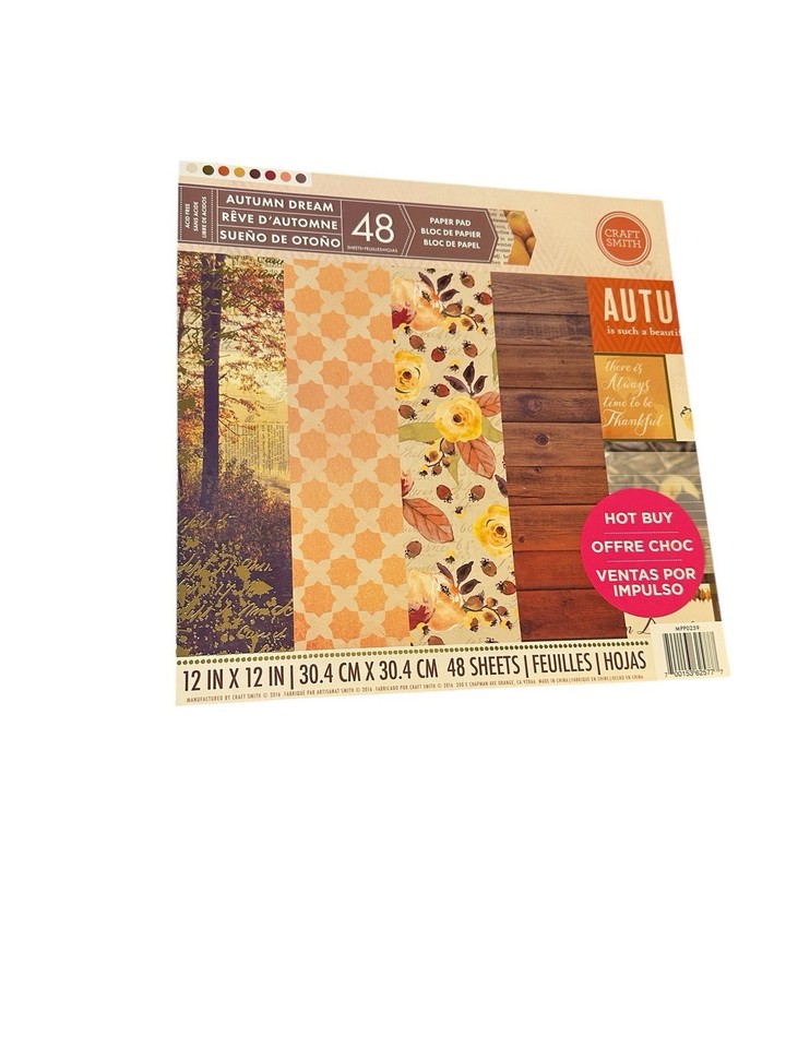 Lot Of 6 CraftSmart Paper Pad – 12x12 Scrapbook Paper – Holiday, Faith ...