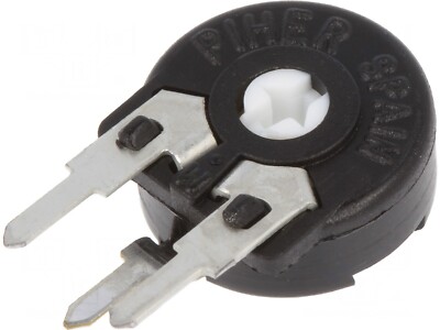 Lot of 2 Piher Linear Potentiomer 10k Ohms 150mW Dia:10.3mm Height:12 ...