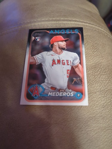 Victor Mederos RC 2024 Topps Series 1 Los Angeles Angels #270 Baseball ...