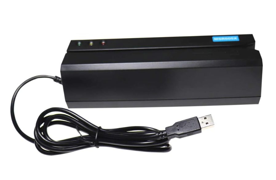MSR605X USB Card Reader Writer Mag Swipe 3-Track Compatible MSR206 ...