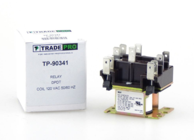 120V Coil Relay DPDT - TRADEPRO 90341 - Switching relay power-power ...