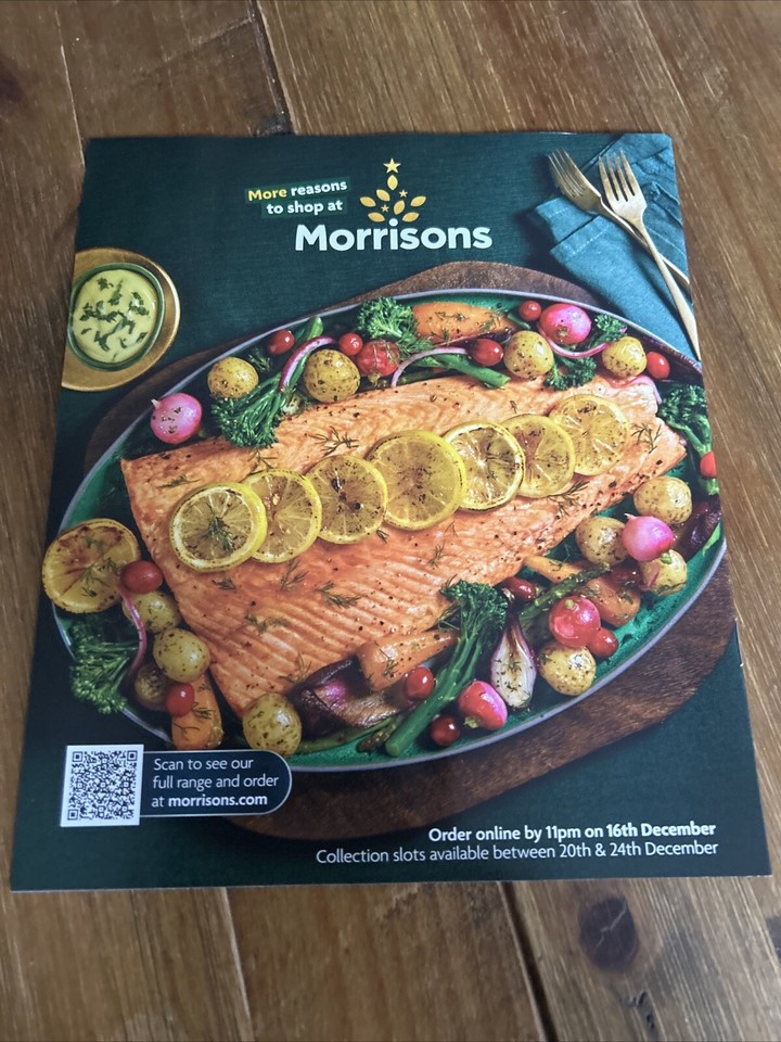 Morrisons Christmas Food Order Catalogue Magazine New, 2024 | eBay UK