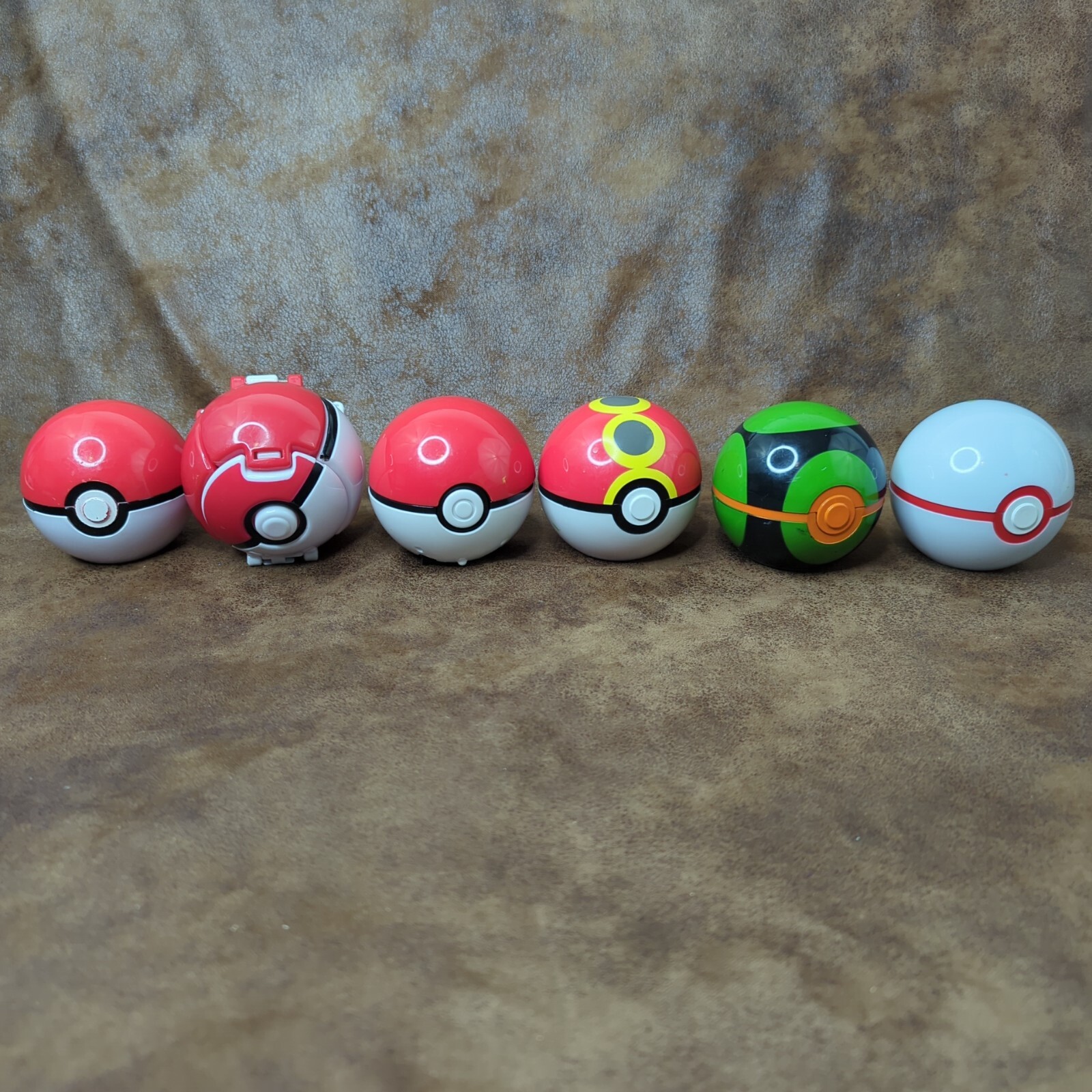Lot of 6 Pokemon Pokeball Containers Empty | eBay