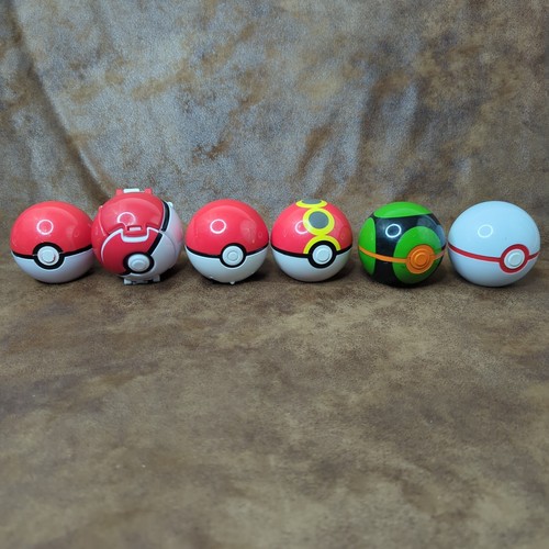 Lot of 6 Pokemon Pokeball Containers Empty | eBay