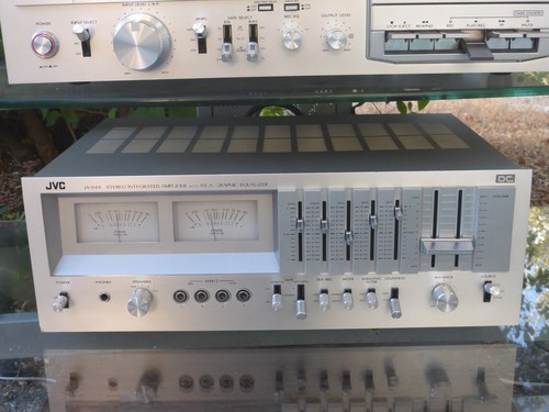 Vintage JVC JA-S44 Stereo Amplifier w SEA Equalizer + KD 65 Cassette ...
