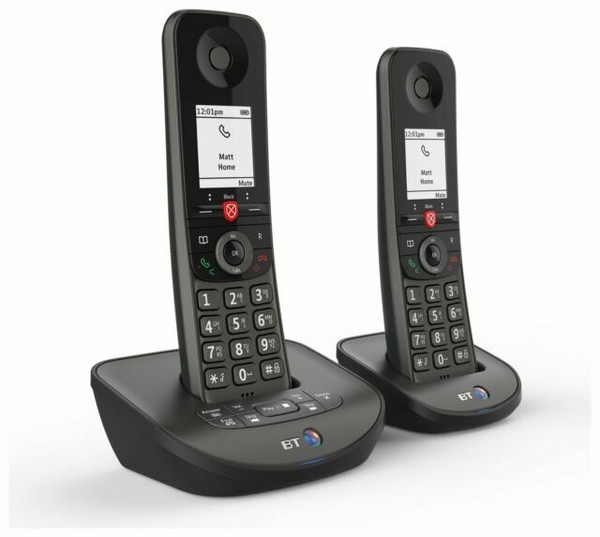 BT Advanced Phone Z Cordless Phone with Twin Handsets - Black (090645 ...