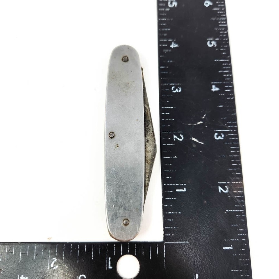 Vintage Kutmaster Folding Pocket Knife, Plain Blade, Stainless Handle ...