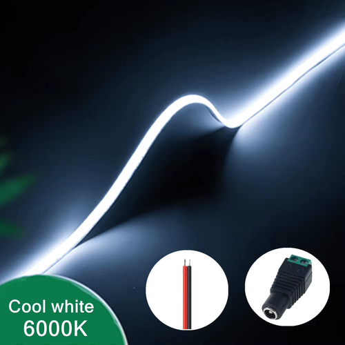 3Mm Ultra Thin 12V Colorful COB LED Strip Dimmable 3000K 4000K 6000K ...