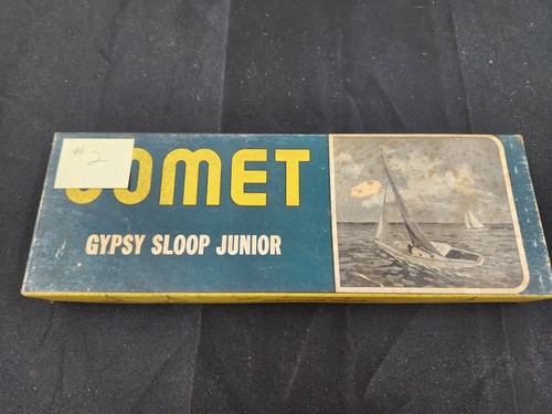 Vintage balsa wood model boat/ship kit Comet Gypsy Sloop Jr. #2 | eBay