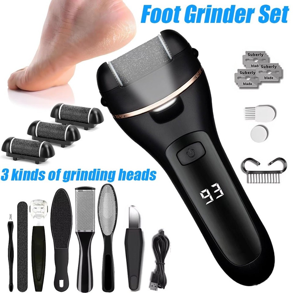 Professional Electric Foot Grinder File Callus Dead Skin Remover ...