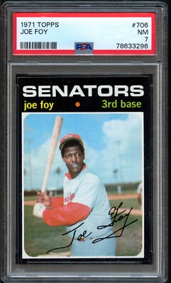 BB - 1971 - Topps - #706 - Joe Foy - PSA 7 - NM | eBay