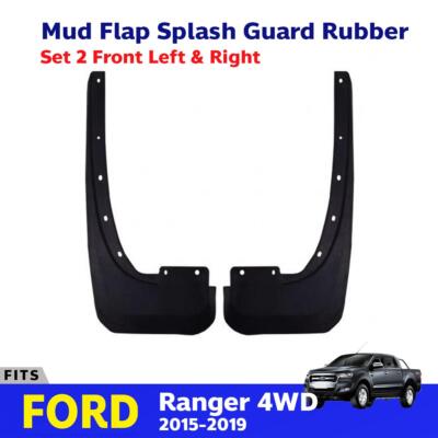 Mud Flaps Splash Guard Front Fits Ford Ranger MK2 PX2 4WD Pickup 2015 ...