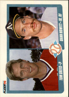 1990 Tom Drees / Dann Howitt Fleer Baseball Card #644 | eBay