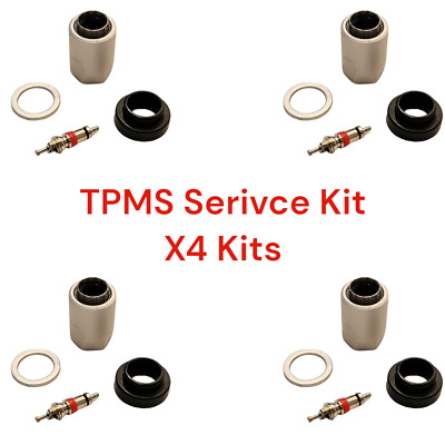 4 Kits TPMS Sensor Service Kit Fits:Acura CSX TL ZDX Honda Civic CR-Z ...