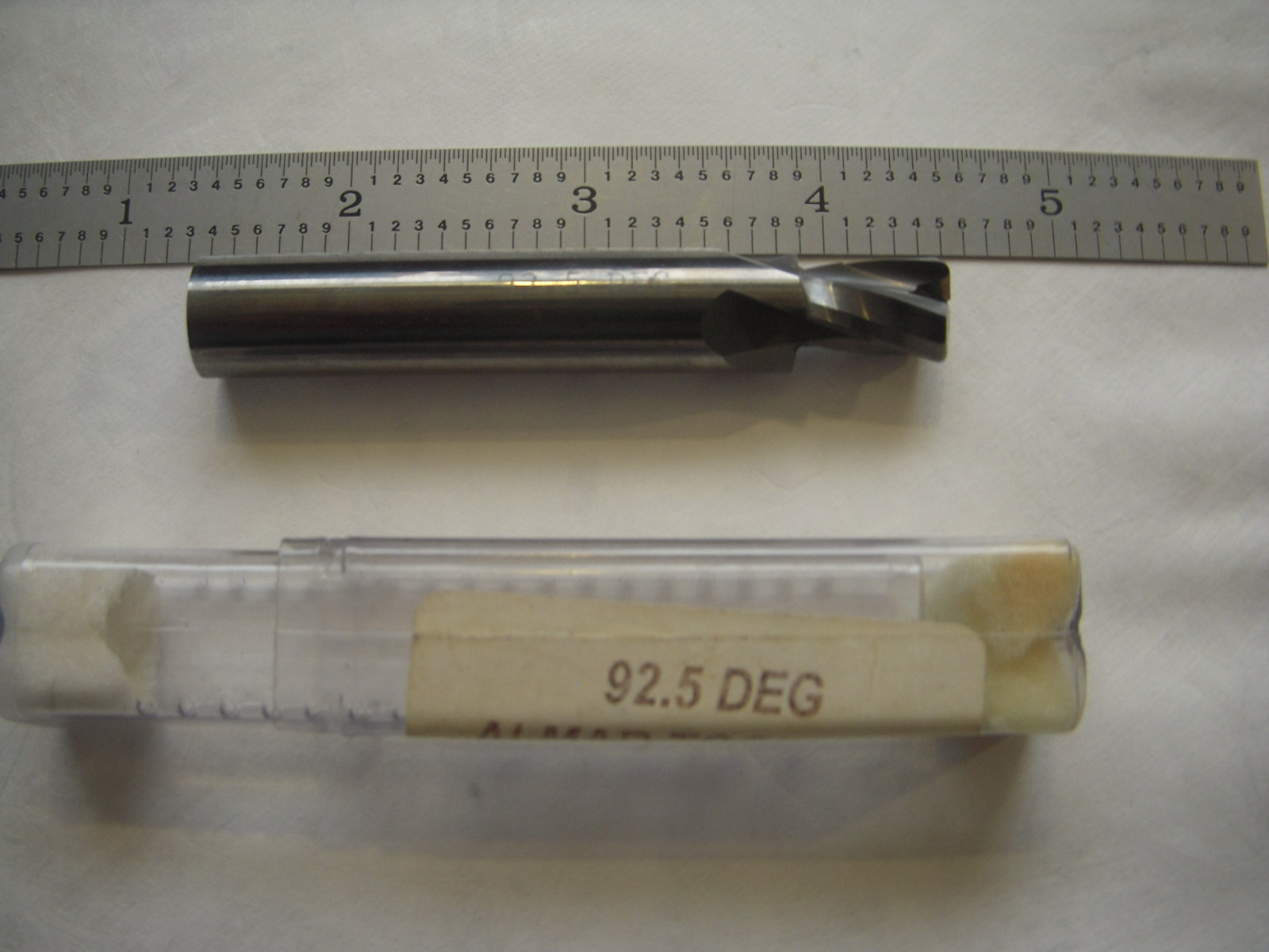 NEW ALMAR TOOL USA 92.5 DEG. 1/2"SH X 5/8" LOC X 3"OAL CARBIDE END MILL ...