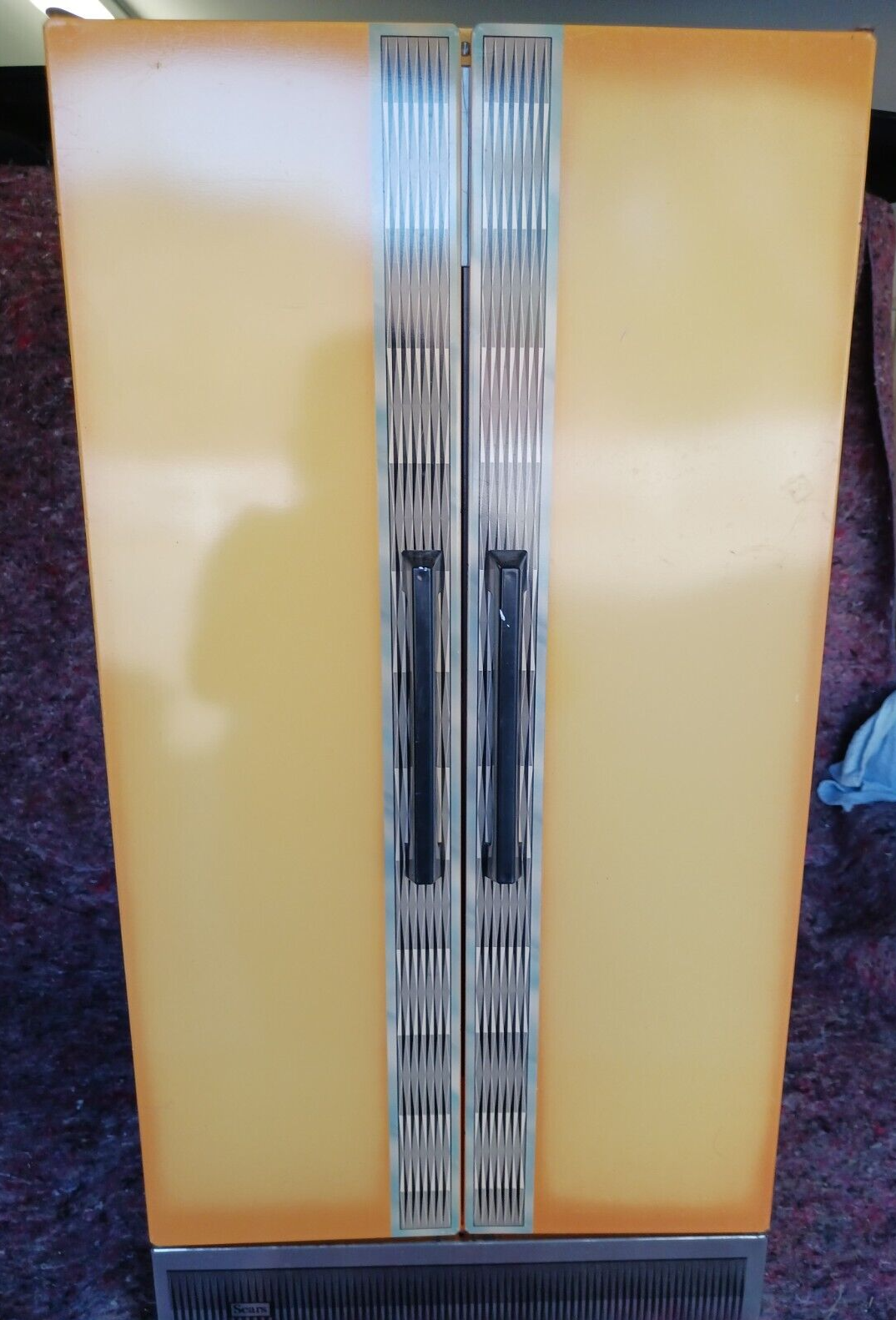 Vintage Sears Wolverines Kids Childs Metal Refrigerator 60s-70s Harvest ...