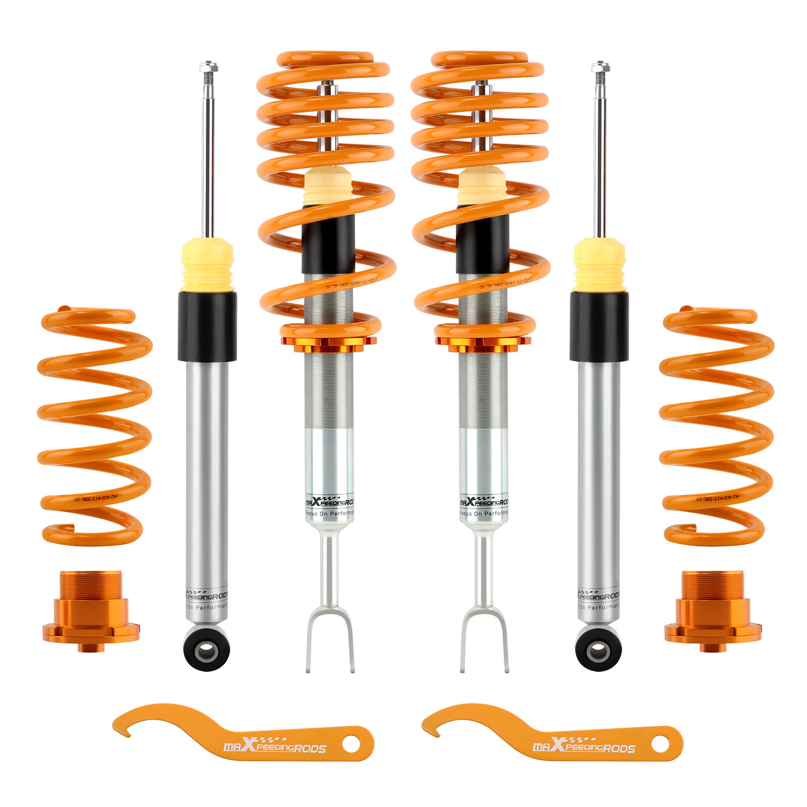 COILOVERS SHOCKS SPRINGS KIT For AUDI A4 B6 B7 (8E) CABRIO 2WD ...