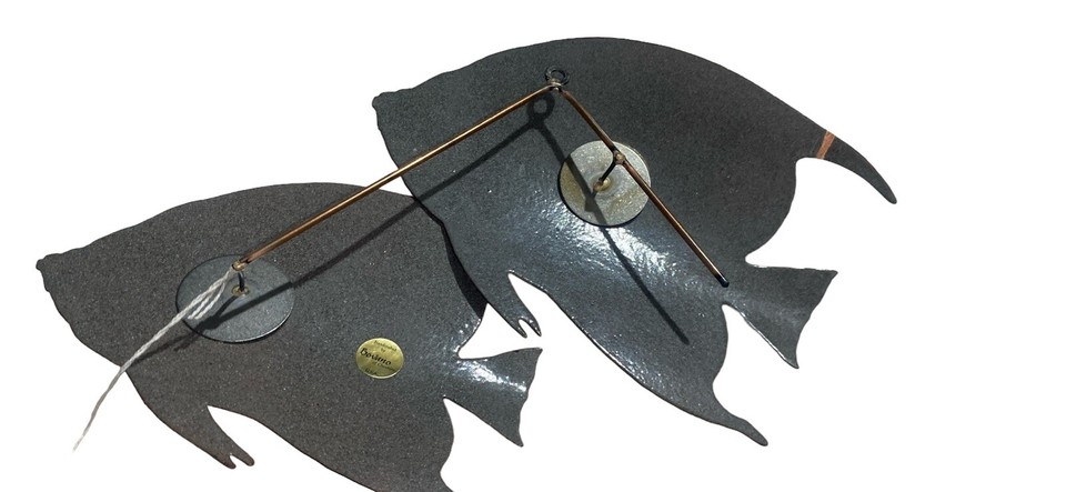 Bovano Of Cheshire Enamel Tropical Fish Wall Art | eBay