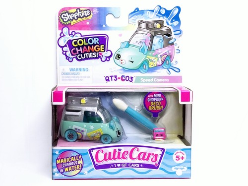 Shopkins Cutie Cars QT3-C03 Speed Camera Color Change Cuties Series 3 ...