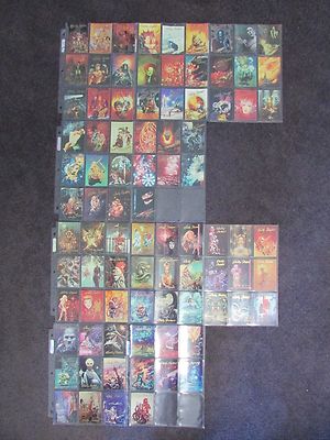 KELLY FREAS COMPLETE SET OF TRADING CARDS SET 1 AND 2 COMPLETE HAND ...