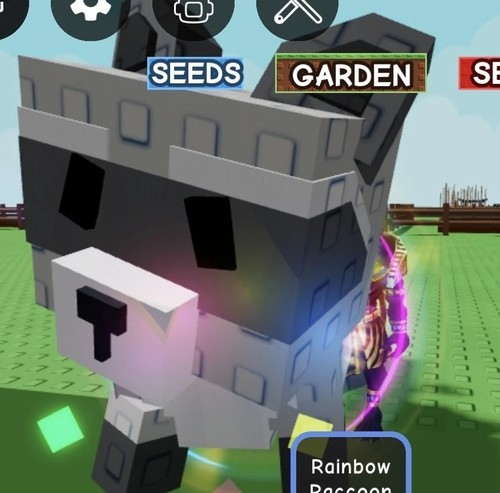 🌈 RACCOON 7.3kg!! 🦝 *Free Kitsune "RAINBOW Mutation" Grow 🪴 A Garden 🏡 ...