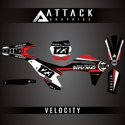 Attack Graphics Custom Velocity Complete Bike Graphics Kit For GASGAS ...