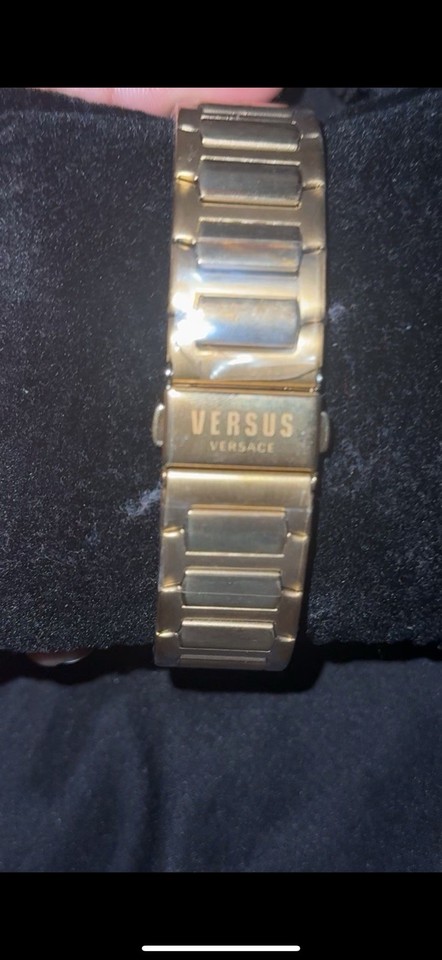 Versus Versace Men’s Gold Watch Yellow Gold Two Tone Bracelet Watch | eBay