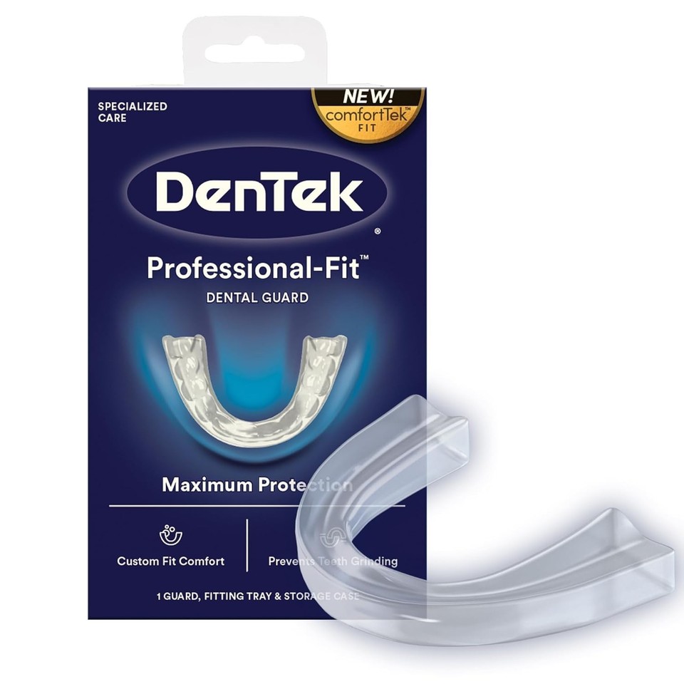 Protective Mouth Guard for Teeth Grinding - Antimicrobial Case Included ...