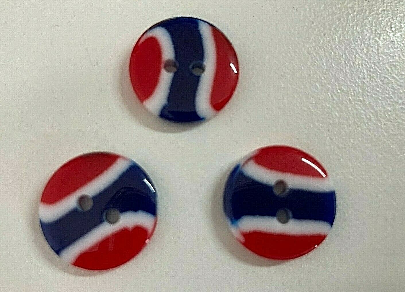 Three Colour Tone Fine Style Buttons Size 20mm & 18mm X 3 Buttons | eBay UK