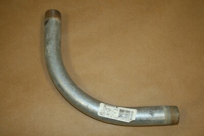Wheatland 1" Elbow Rigid 90° RMC Conduit Galvanized Steel E-32152-C ...