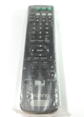 NEW SONY Direct TV Video VTR Combo Digital Satellite Receiver Remote RM ...
