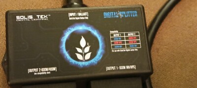 Solis TEK Splitter Digital Ballast 1000 Watt for 400w-600w light/ 14 ...