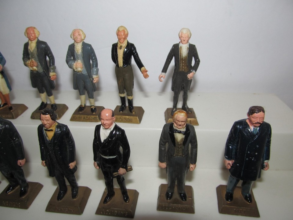 Vintage 1960's MARX United States Presidents Miniature Figure LOT | eBay