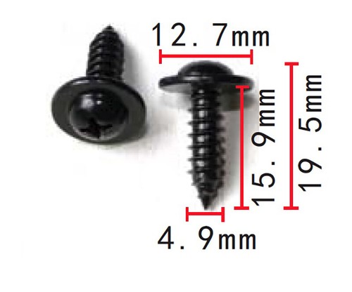 10pcs Door Trim Screw Fit HYUNDAI 1249205163 by Autobahn88 | eBay
