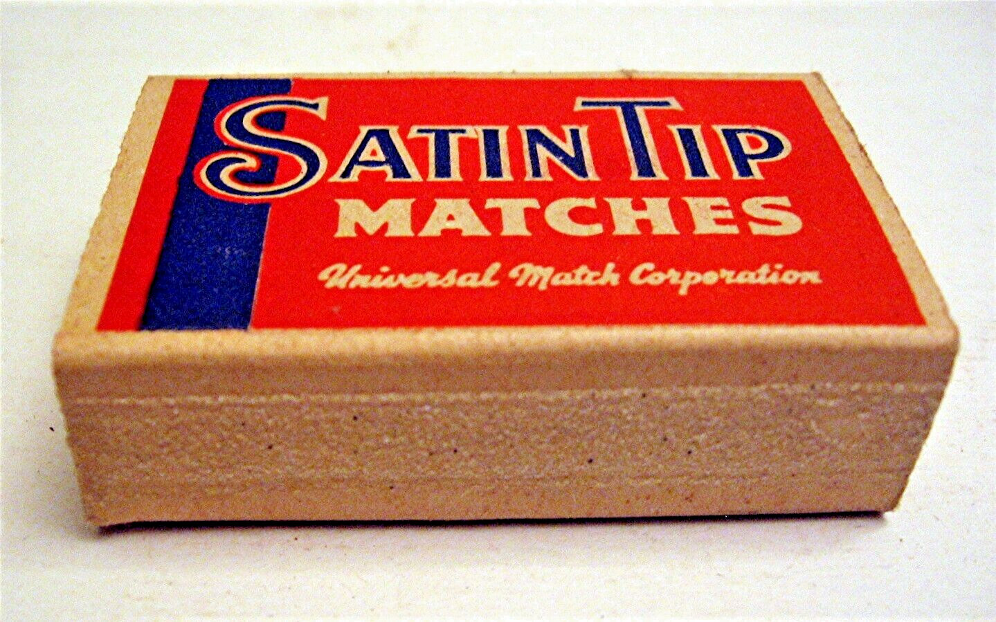 Satin Tip Wood Stick Matches Match Box Universal Match Corp St Louis ...