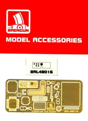 Brengun Models 1/48 P25 USN CARRIER DECK FIRE ENGINE Photo Etch Update ...