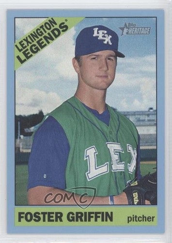 2015 Topps Heritage Minor League Edition Blue Border Foster Griffin ...