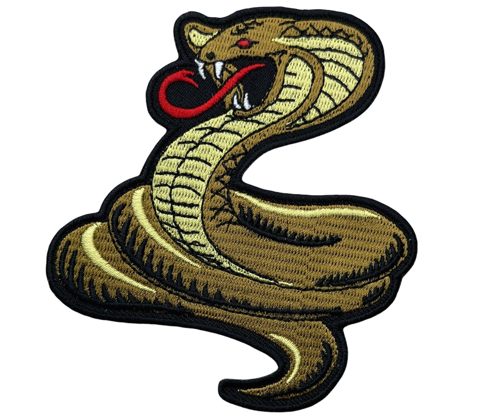 Cobra Coiled Snake Viper 4 inch Patch IV6222 F5D36T | eBay
