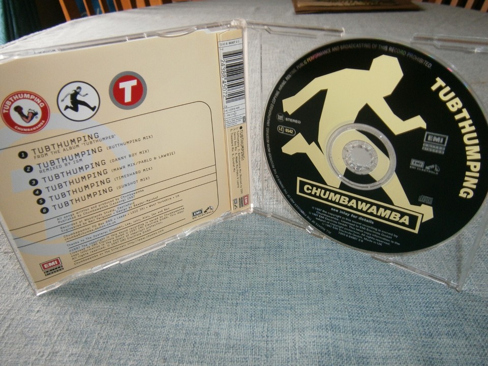 Chumbawamba - Tubthumping - 6 track CD Single - 1997 - Emi Electrola | eBay
