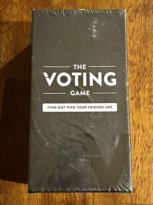 The Voting Game Card Game: The Party Game About Your Friends New | eBay