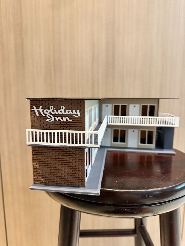O Scale Holiday Inn Motel (UPGRADED!! (KIT) | eBay