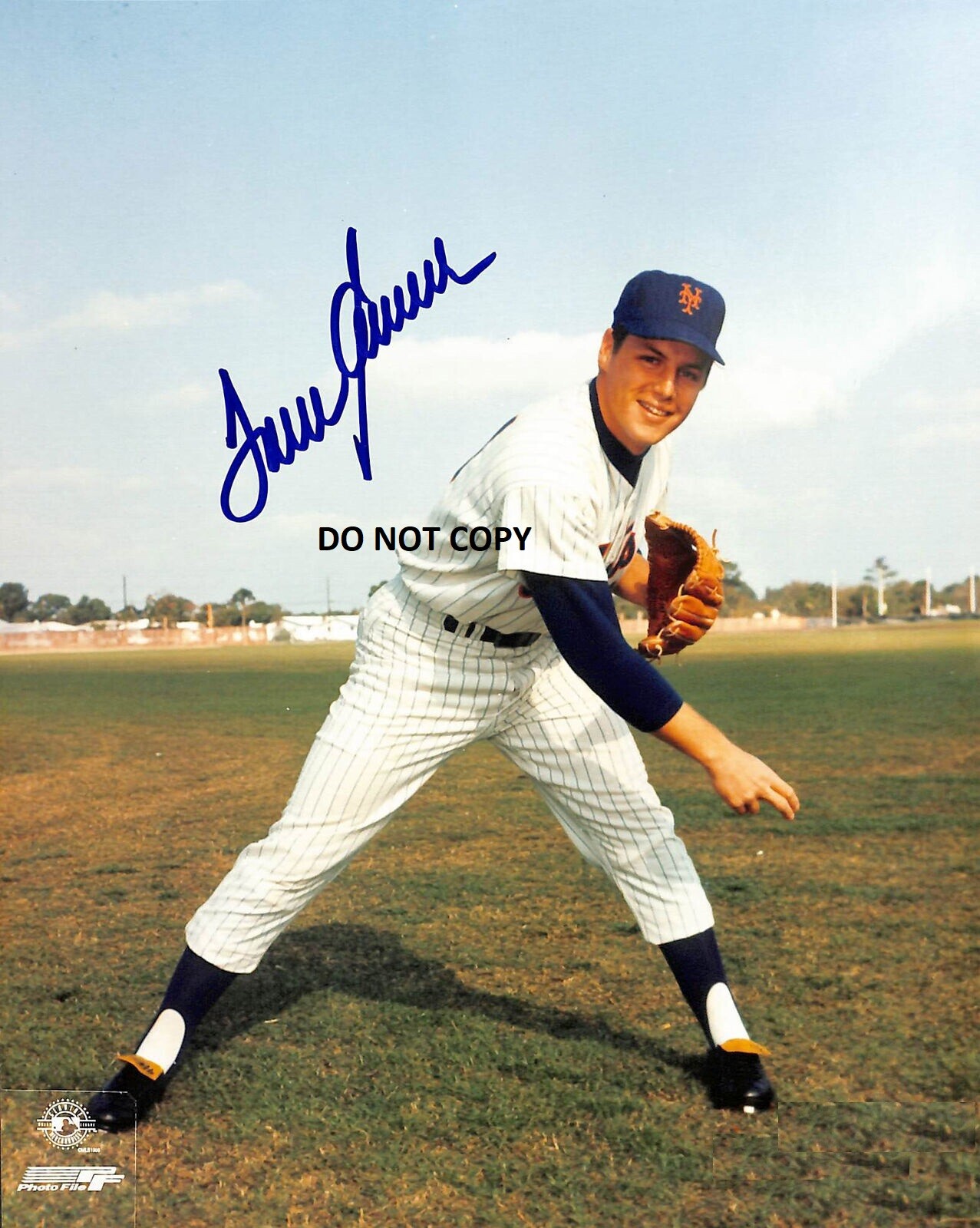 TOM SEAVER 8X10 AUTHENTIC IN PERSON SIGNED AUTOGRAPH REPRINT PHOTO ...