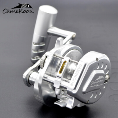 CAMEKOON Saltwater Lever Drag Jigging Fishing Overhead Multiplier ...
