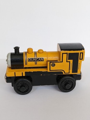 Thomas and Friends Wooden Railway DUNCAN Train Engine Car 2003 | eBay