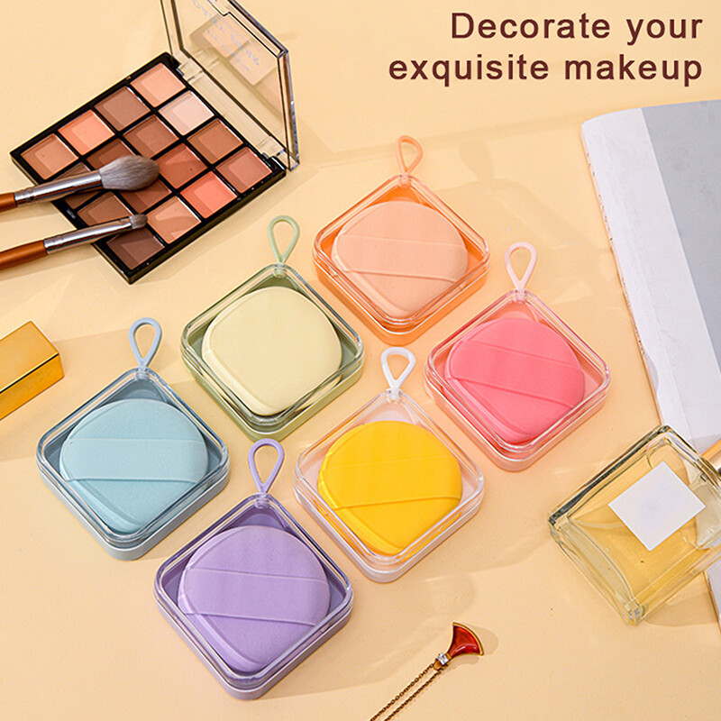 Makeup Sponge Puff Empty Holder Cosmetic Box Travel Protable Case ...